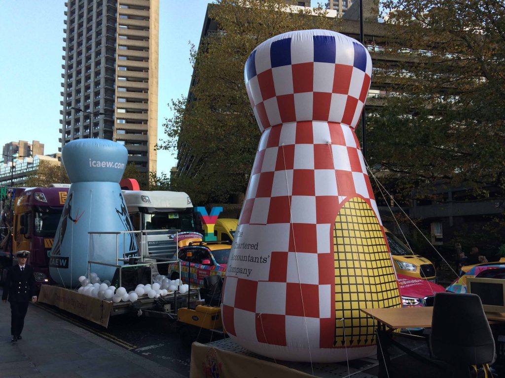 ABC Inflatables appear at the 2018 Lord Mayor's Show